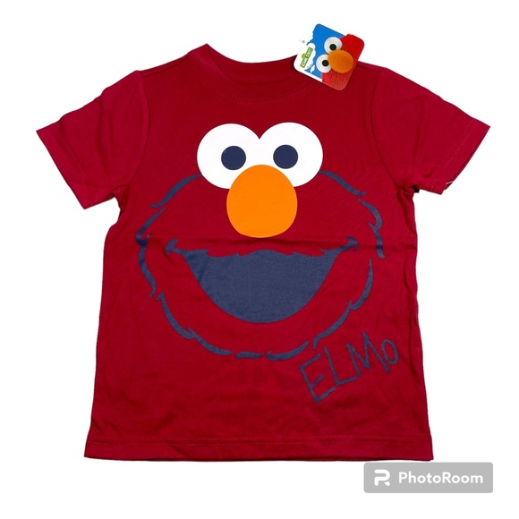 Sesame Street | Shirts & Tops | Nwt Sesame Street Red Tee With Elmo ...